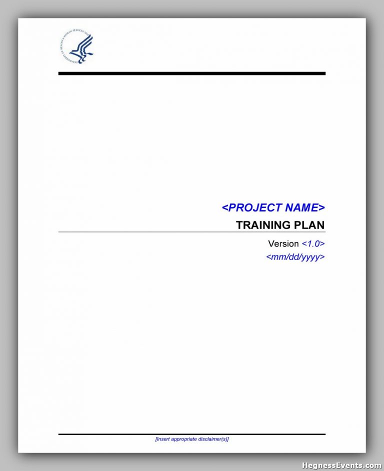 50 Training Manual Template Word Free - hennessy events