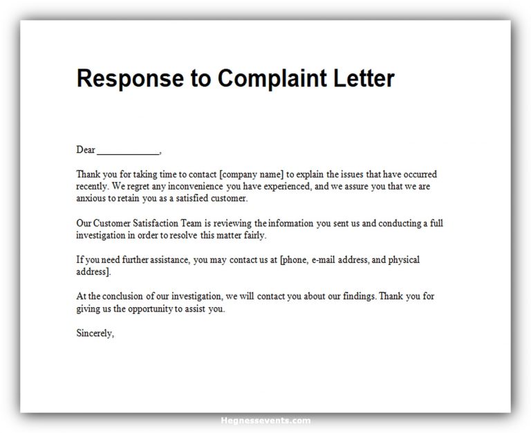 8 Powerful Examples Of Response To Complaint Letter And How To Write It 8 Powerful Examples Of Response To Complaint Letter And How To Write It