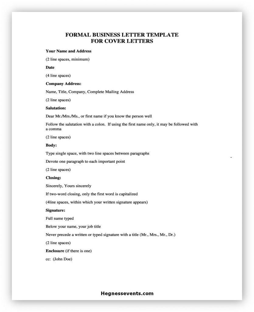 50+ Powerful Business Letter Template, Sample, Format and Structure ...