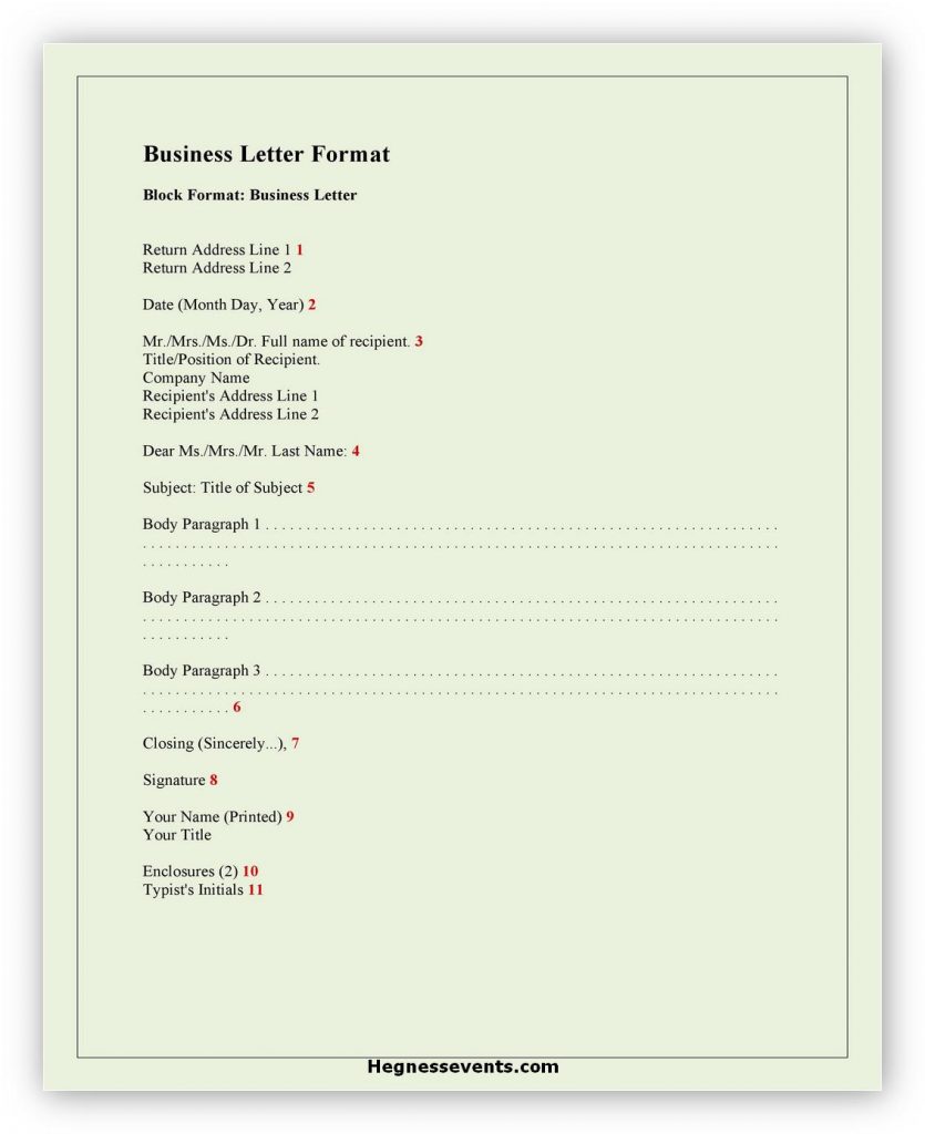 50+ Powerful Business Letter Template, Sample, Format and Structure ...