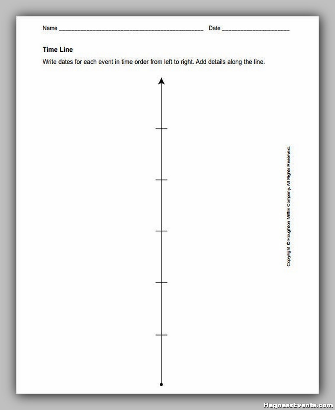 32+ Powerful Blank Timeline Template - hennessy events