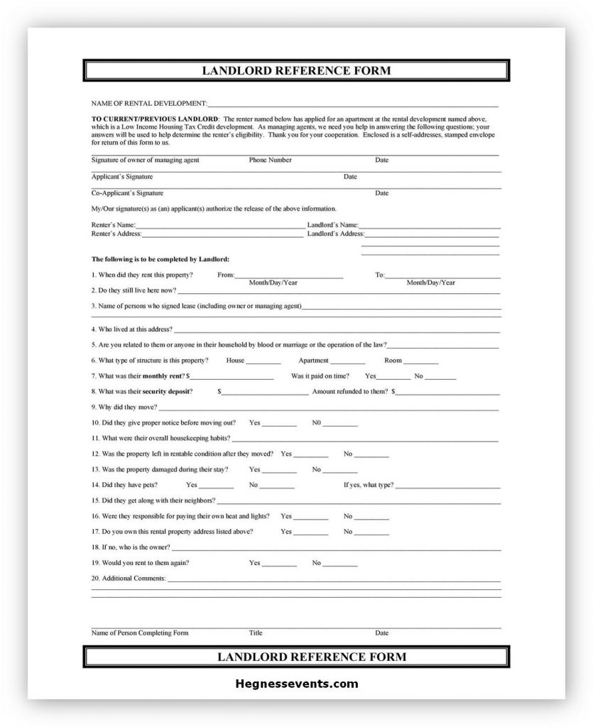 60 Best Letter of Reference Template and How to Write It - hennessy events