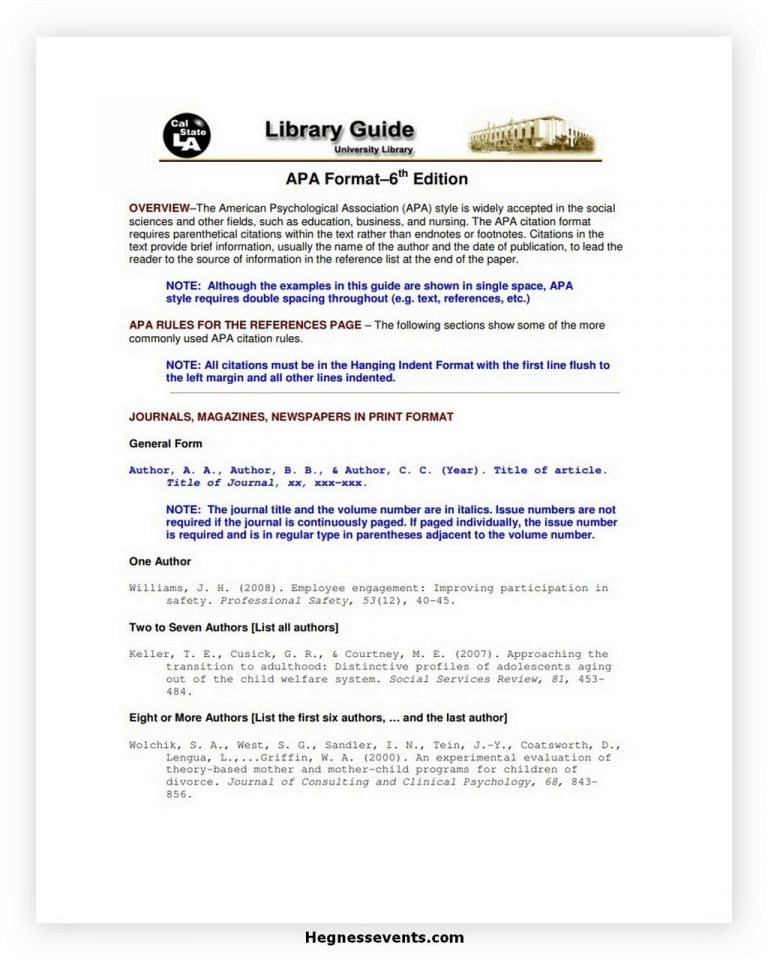 20 Amazing Reference List Template (List of References) - hennessy events