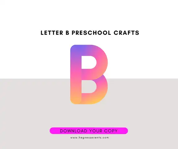 4 Free Letter B Preschool Crafts: How to Make a Bee, Butterfly, and ...