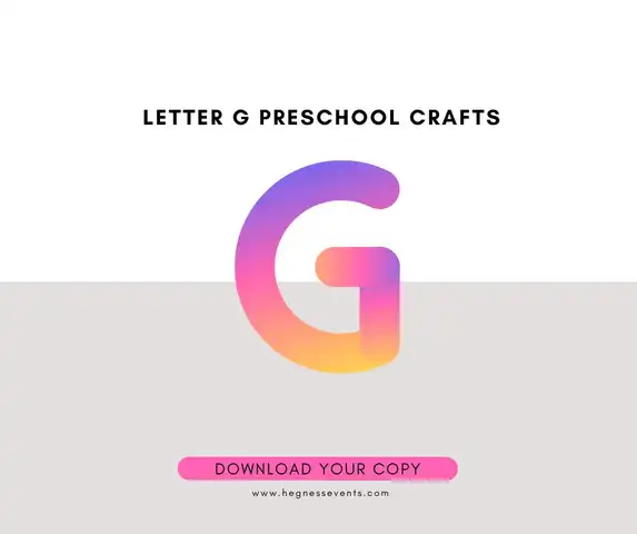 Letter G Preschool Crafts: 4 Fun and Easy Ideas for Your Little Ones ...